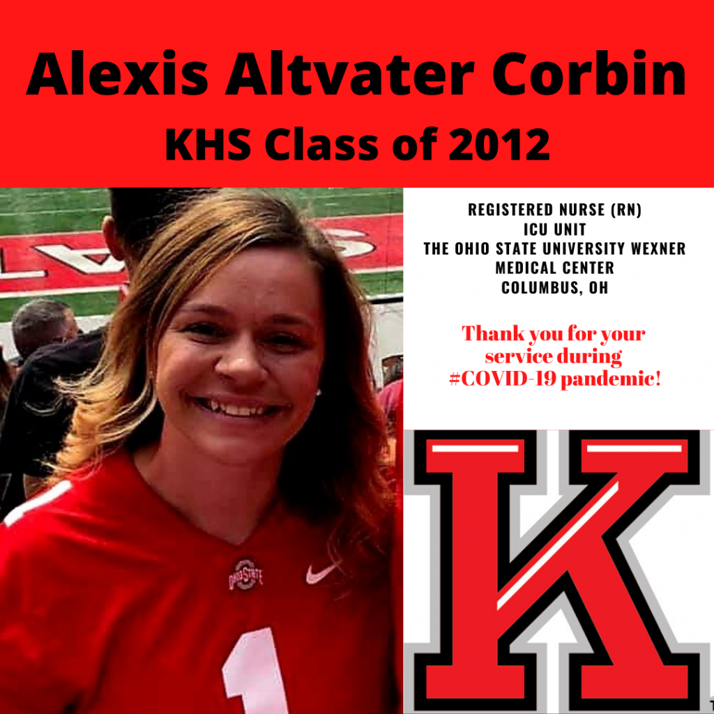 Thank you Front Line Wildcat Hero: Alexis Altvater Corbin, RN – KHS’12 ...