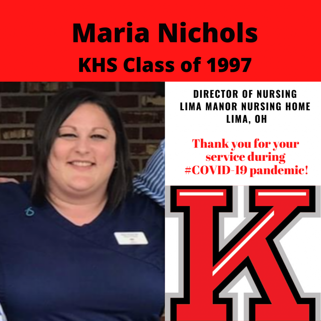 Thank you Front Line Wildcat Hero: Maria Nichols, KHS’97! – Kenton City ...
