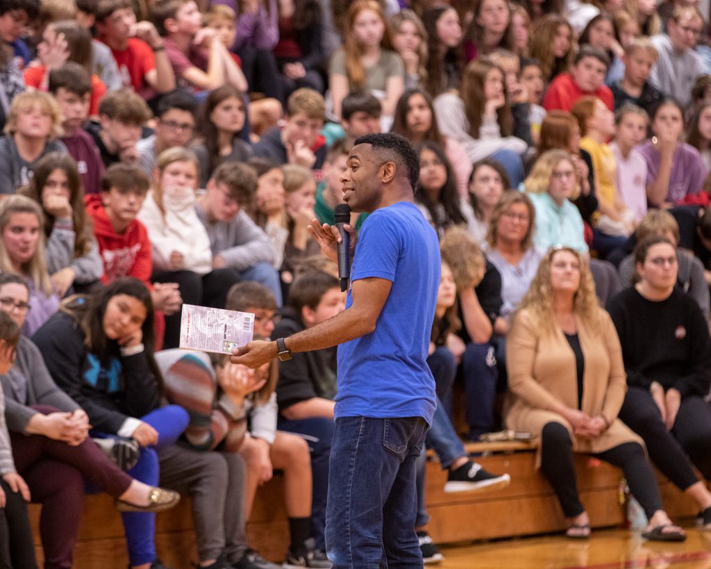 Terrence Talley shares hope, support with KCS students – Kenton City Schools